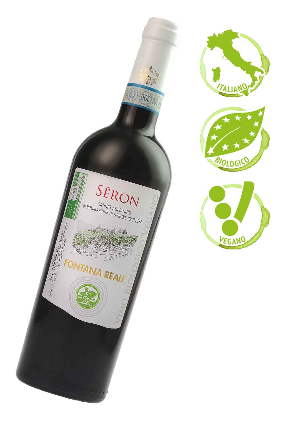 Seron Aglianico Sannio DOP - Fontana Reale – InVinoVegan